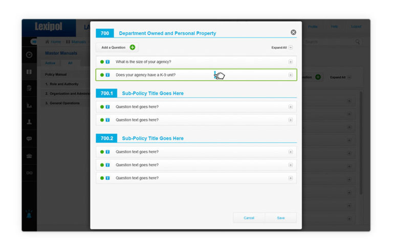 Lexipol Software - Ripcord Digital, Inc.